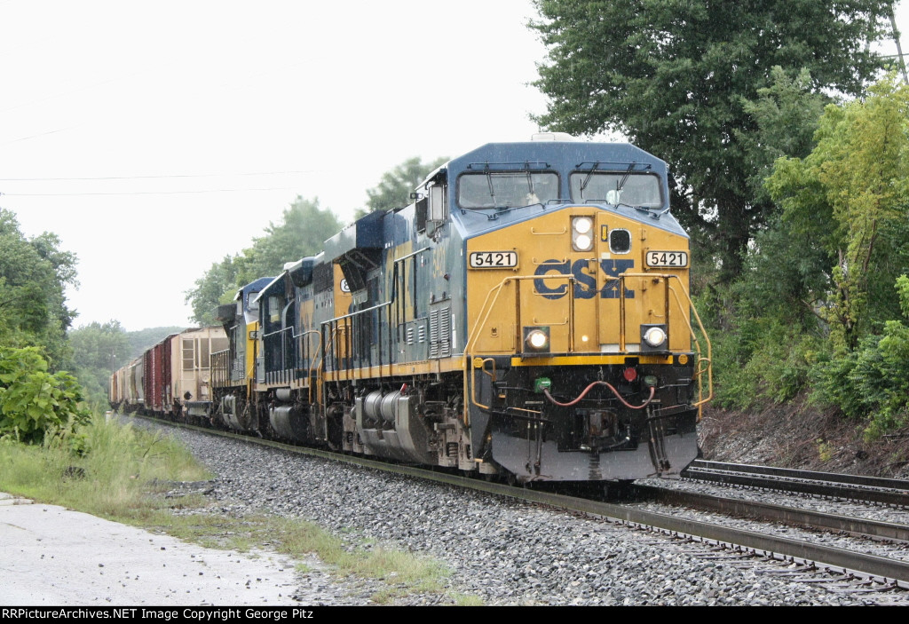 CSX Q406 at Contractors Road crossing